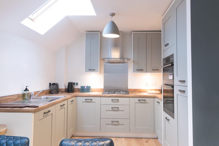 The whole thing: contemporary home redesign for Airbnb - TME Interiors